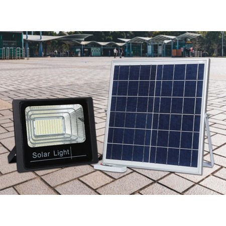 Solar-Powered 100W Flood Light - One Deal A Day - Tech Bar Investments